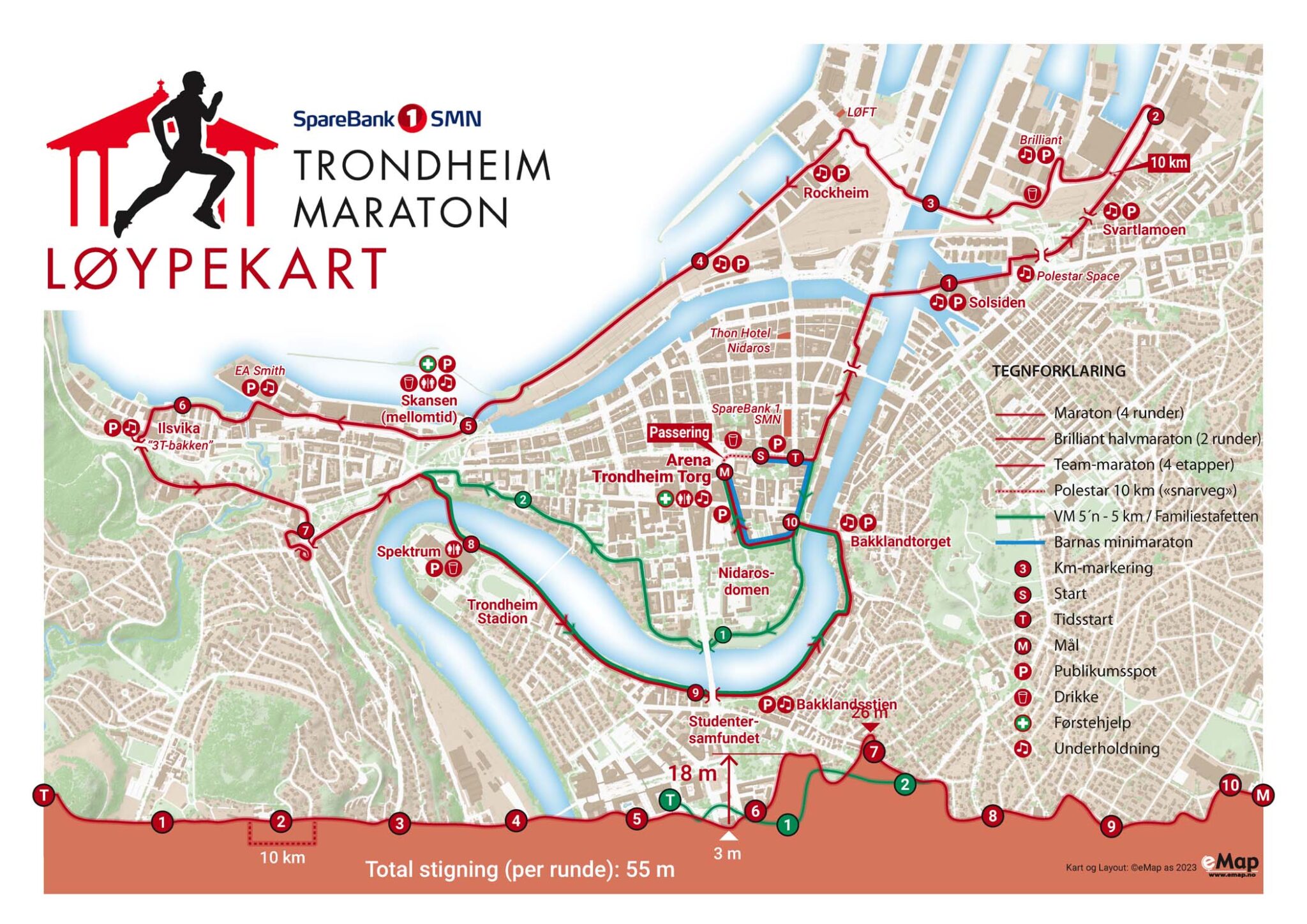 Resultater Trondheim Maraton 2024 - Sportsidioten.no