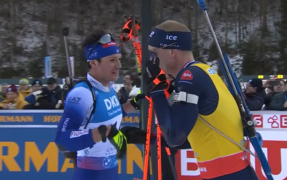 Resultater 15 km fellesstart menn verdenscup skiskyting Ruhpolding 2025 - Sportsidioten.no